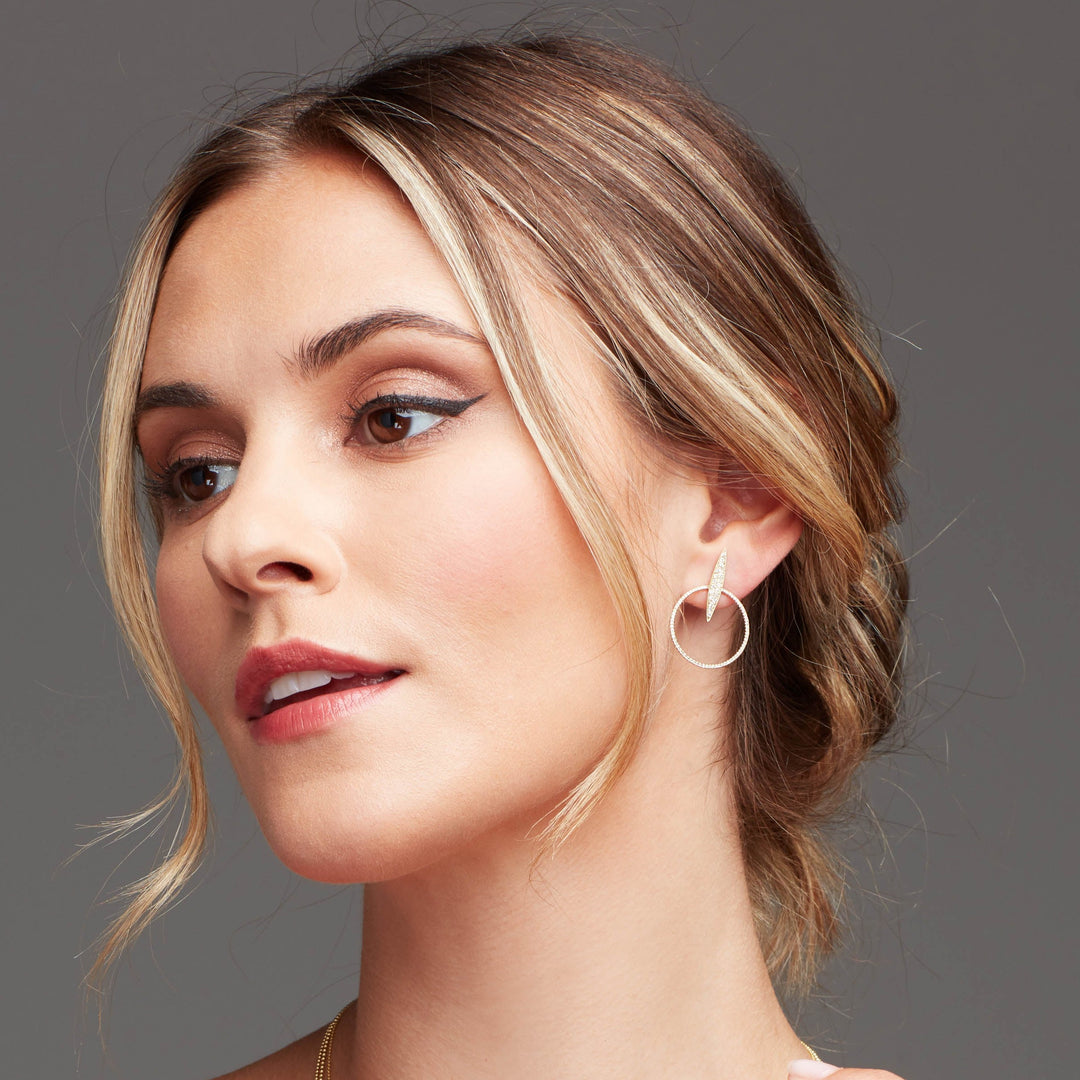 Pavé Horizon Stud – Maya Brenner