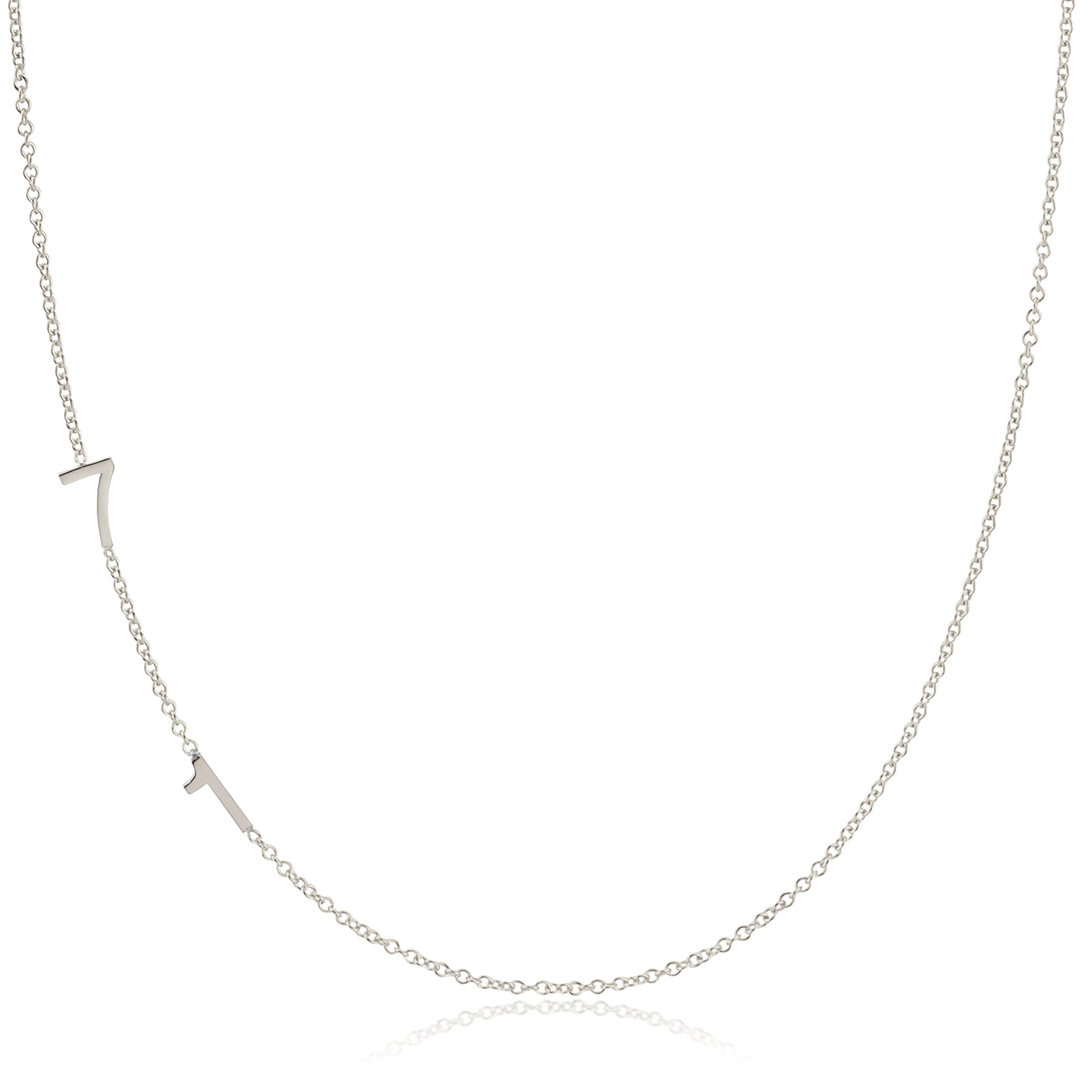 Custom Gold Necklace - 2 Letters – Maya Brenner