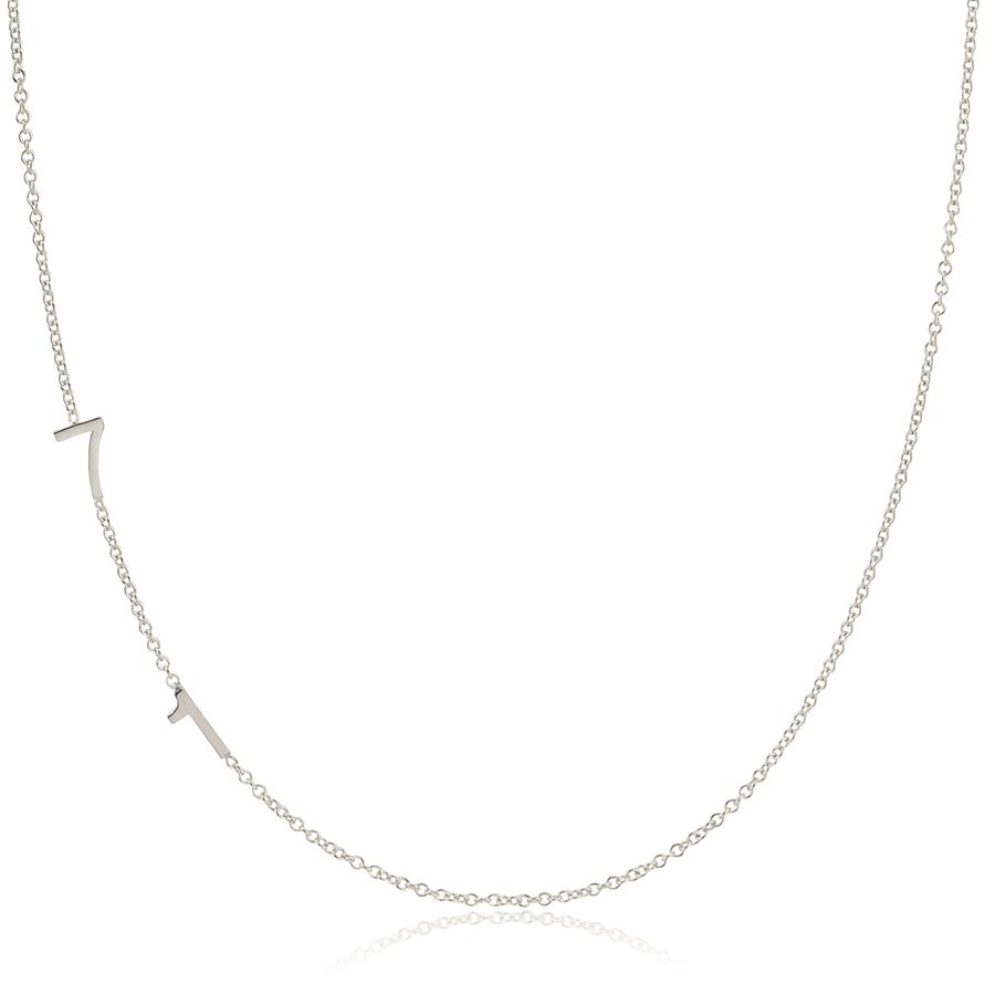 Custom Gold Necklace - 2 Letters – Maya Brenner