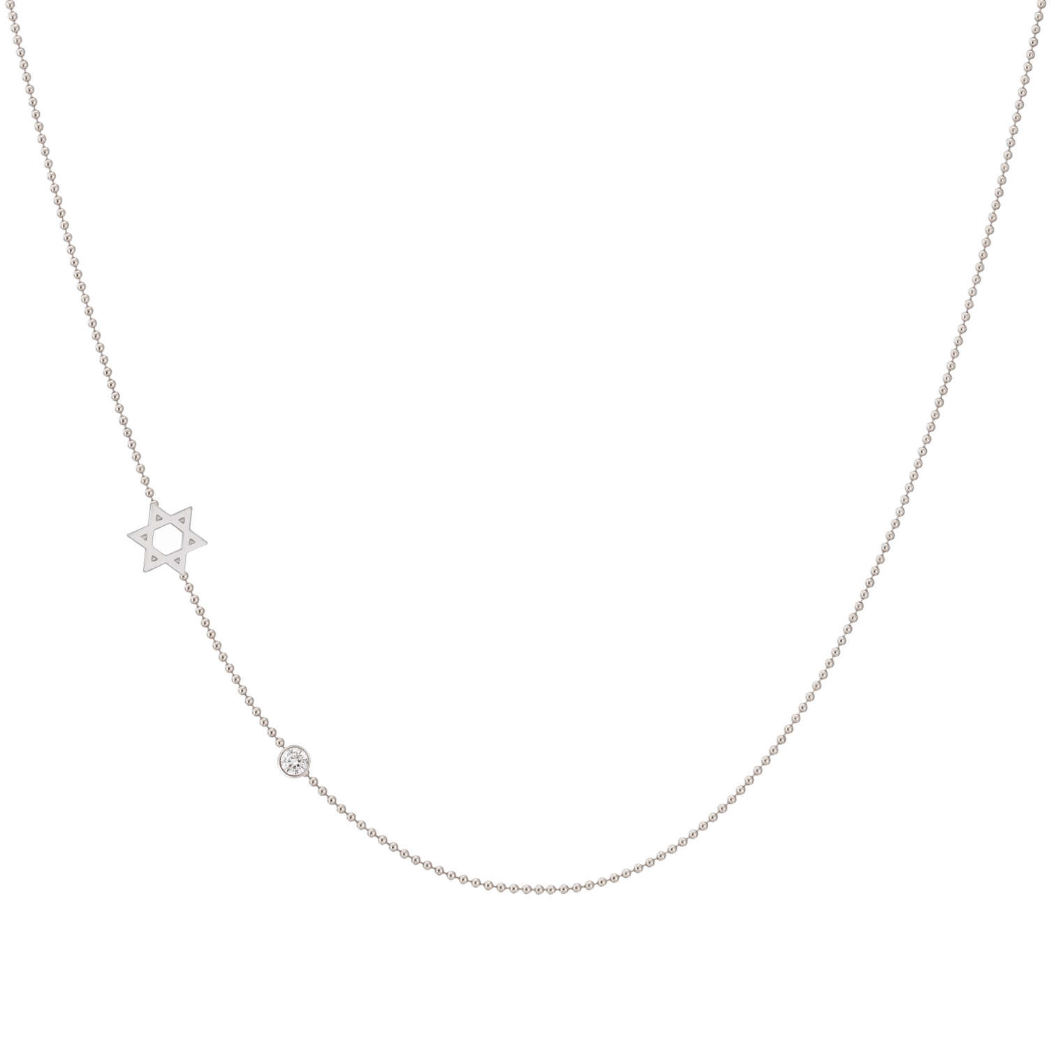 Custom Gold Necklace - 2 Letters – Maya Brenner