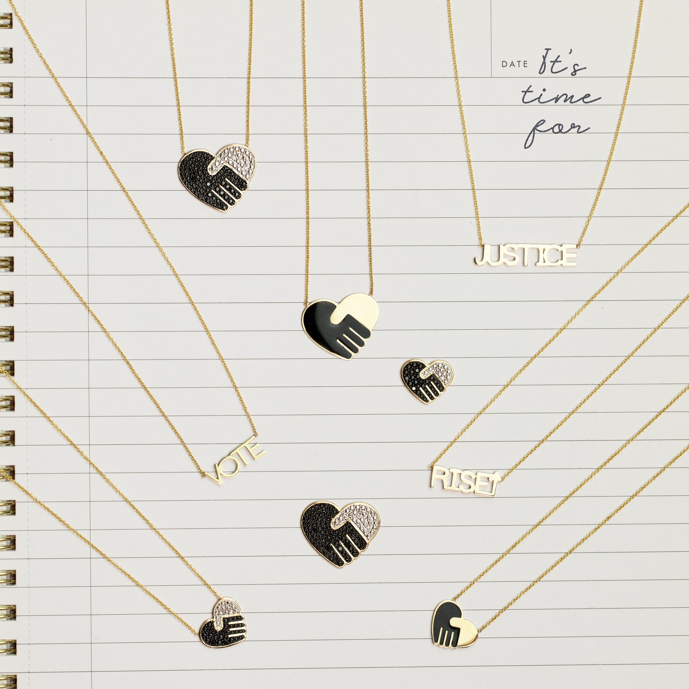 Enamel Gold Unity Pendant - Small – Maya Brenner